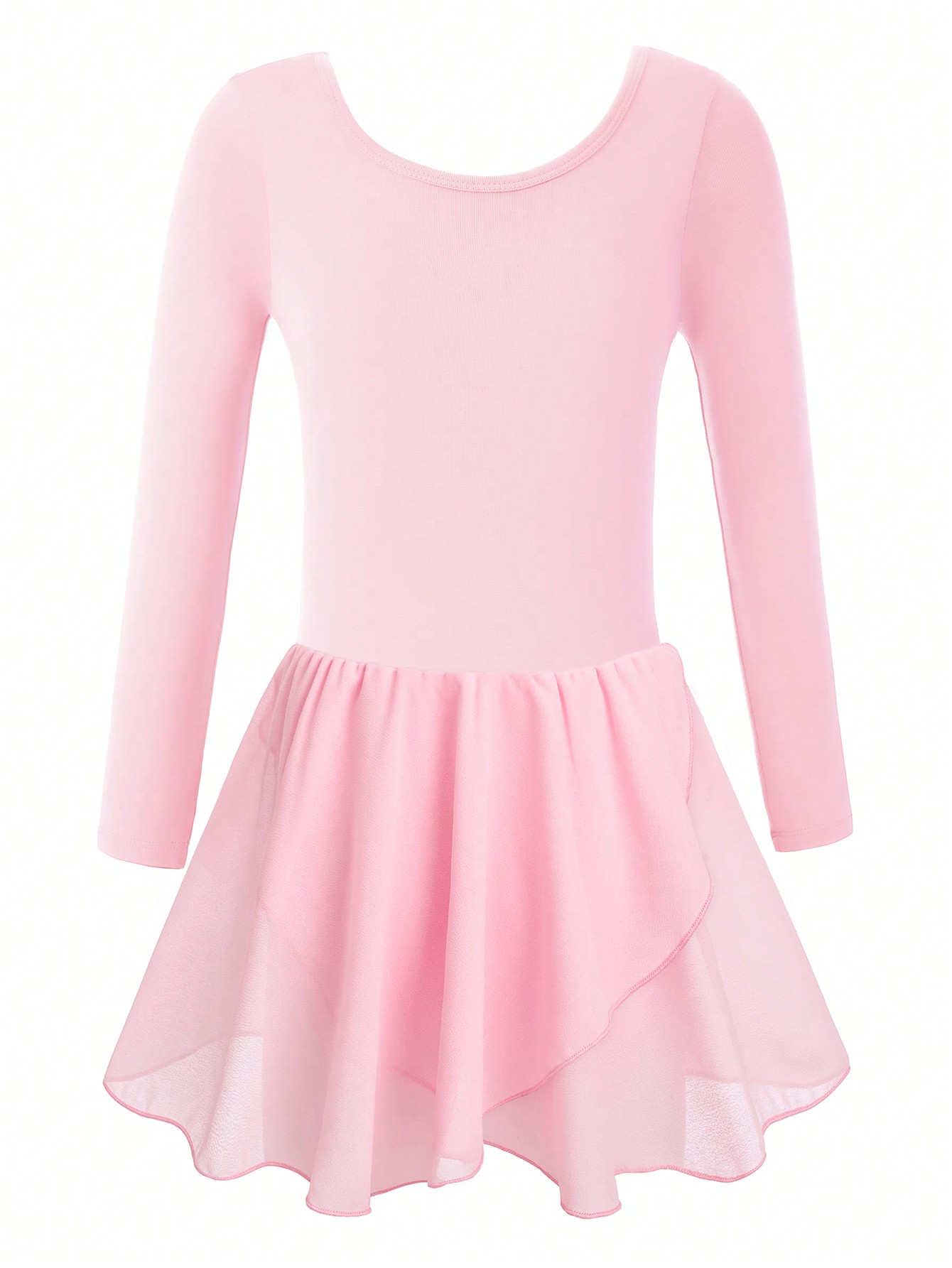 A Girl's Ballet Leotard Butterfly Hollow Back Random Crossband Long ...