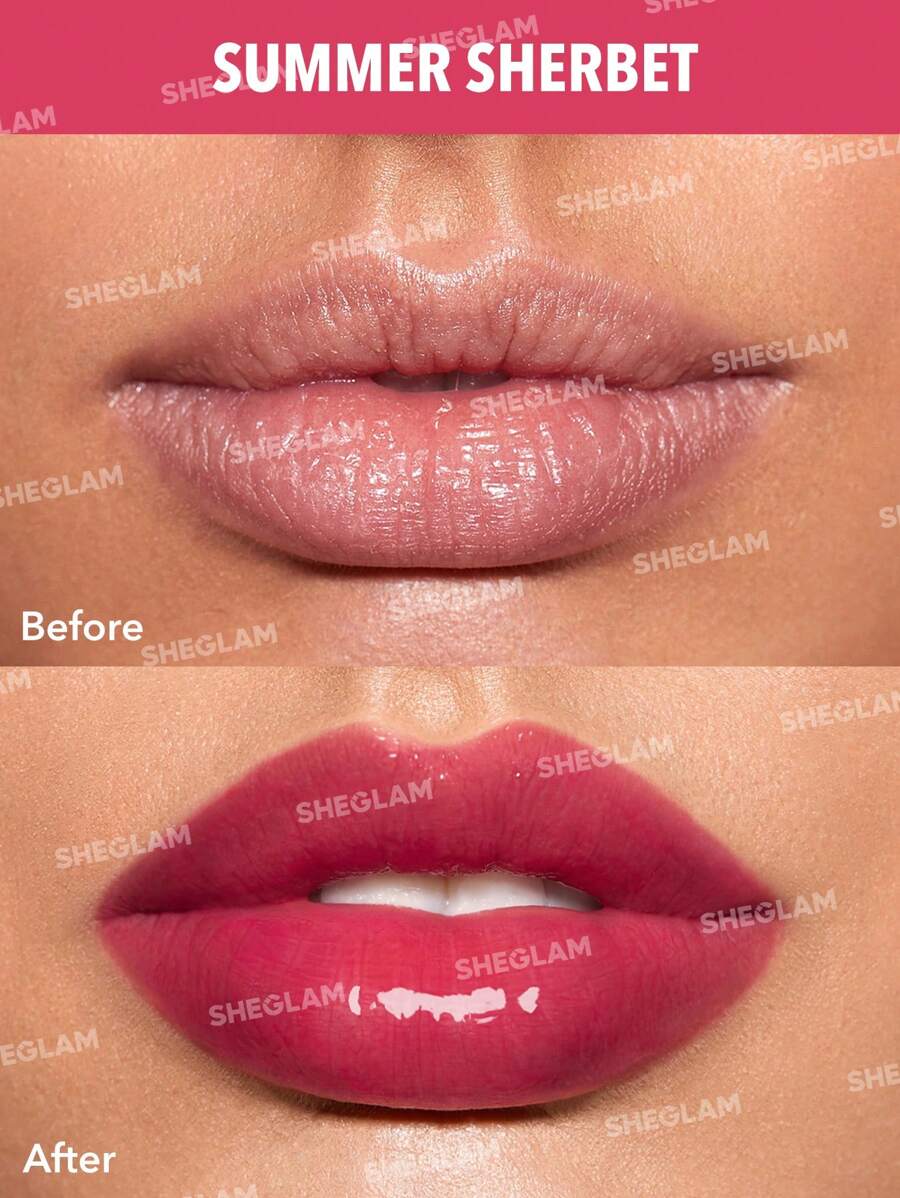 SHEGLAM Glow Addict Lip Balm-Summer Sherbet Moisterizing Lip Care High ...
