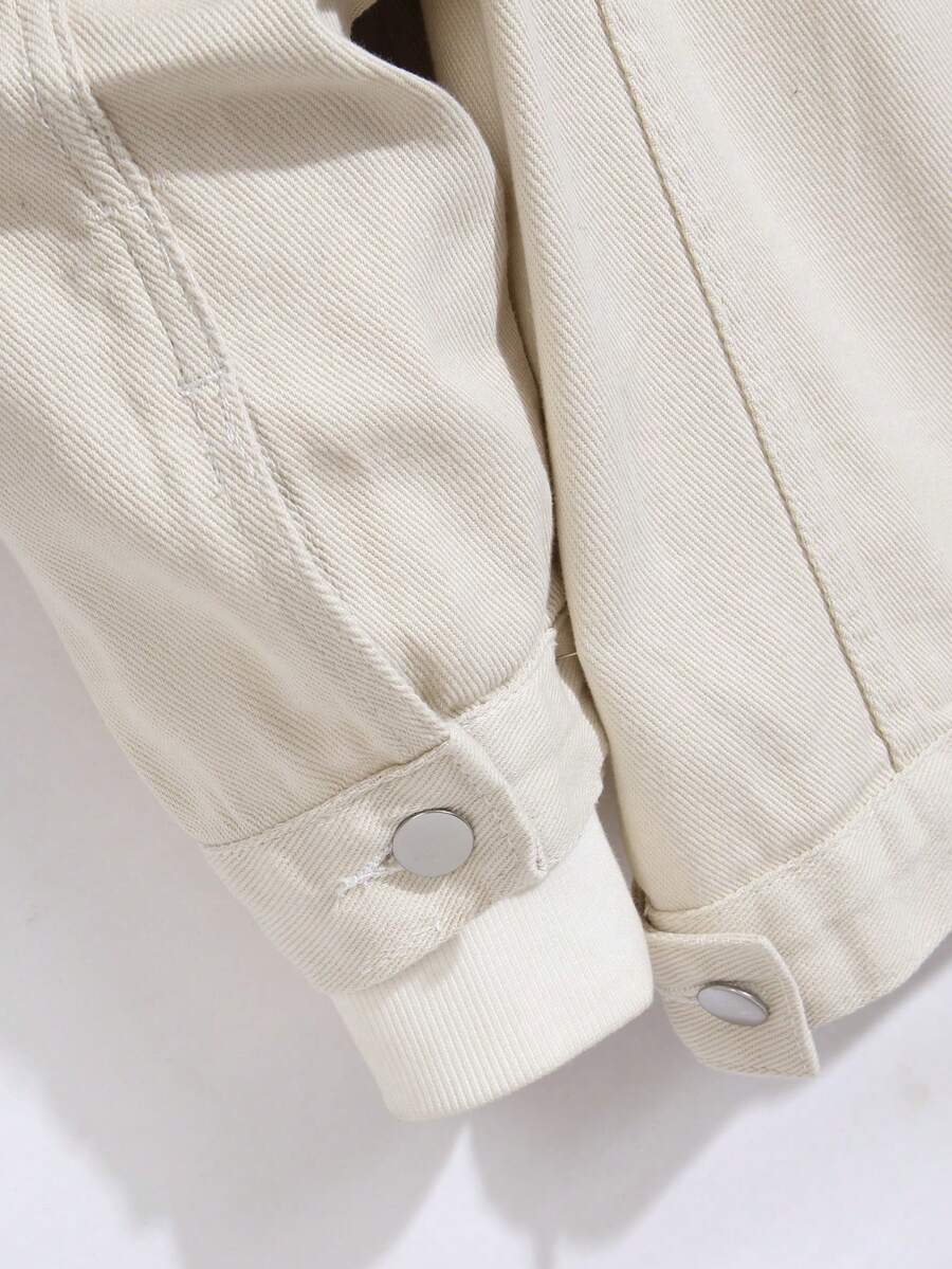 Manfinity Hypemode Loose Fit Men's Denim Jacket With Flap Details, No ...