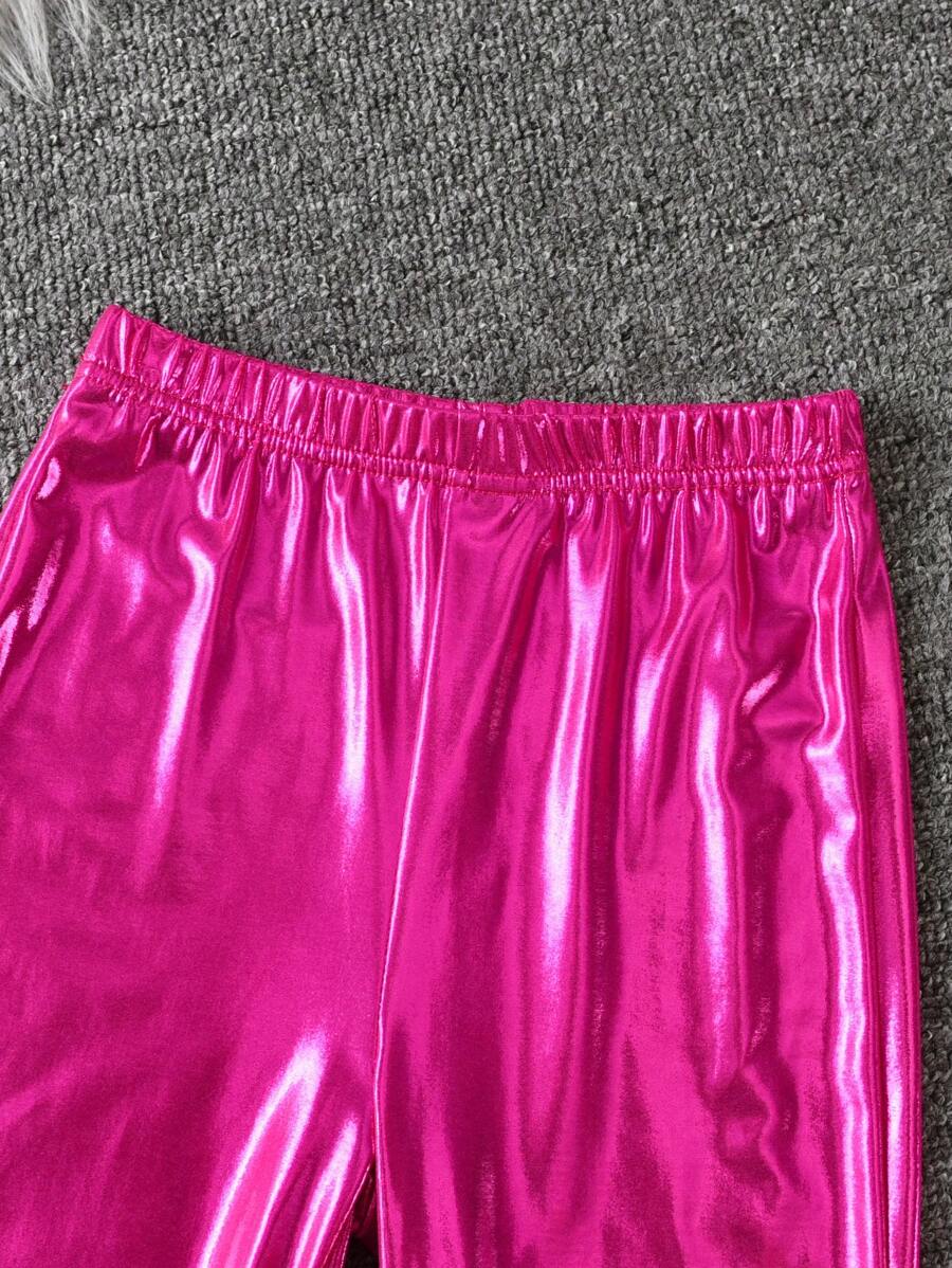 Shein Tween Girl Fuzzy Trim Cami Top And Flare Leg Pants Shein Usa