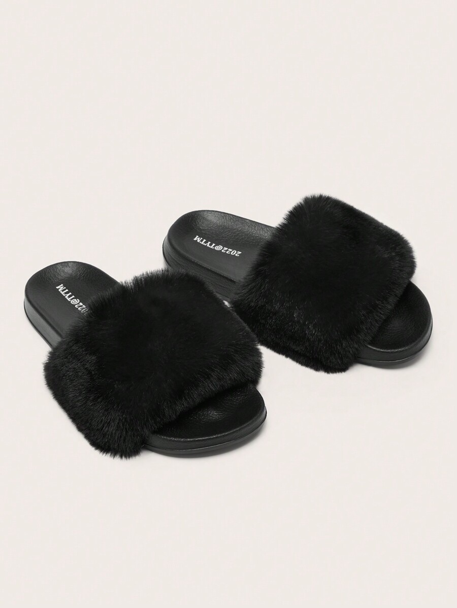 Women's Outdoor Fluffy Slippers | SHEIN UK