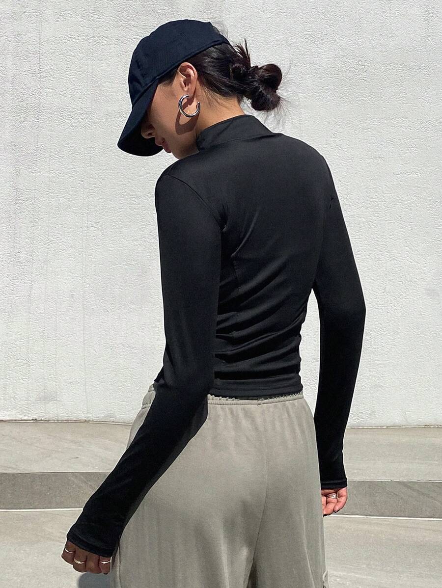 DAZY Zip Up Crop Jacket | SHEIN USA