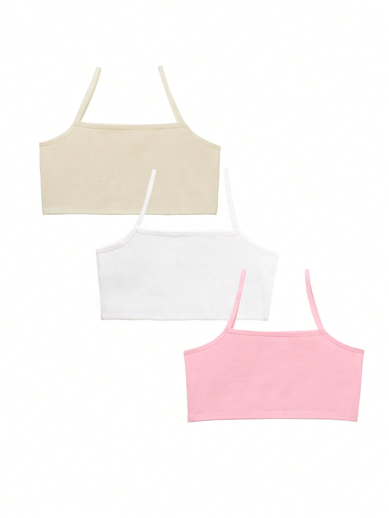 Tween Girl 3pcs Solid Cami Top | SHEIN USA
