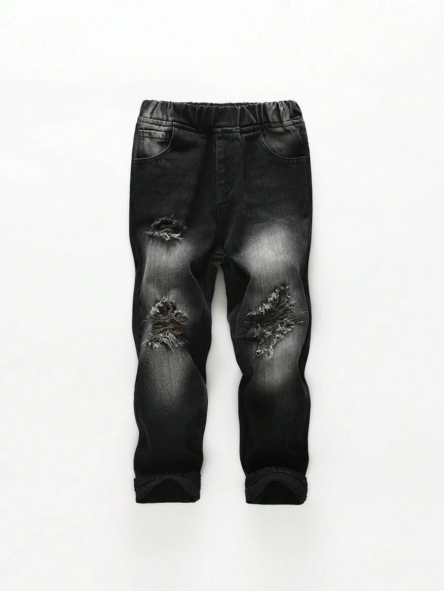 Young Boy Ripped Jeans | SHEIN USA