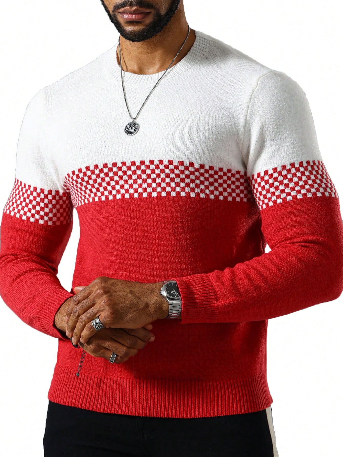 Manfinity Homme Men Color Block Sweater | SHEIN USA