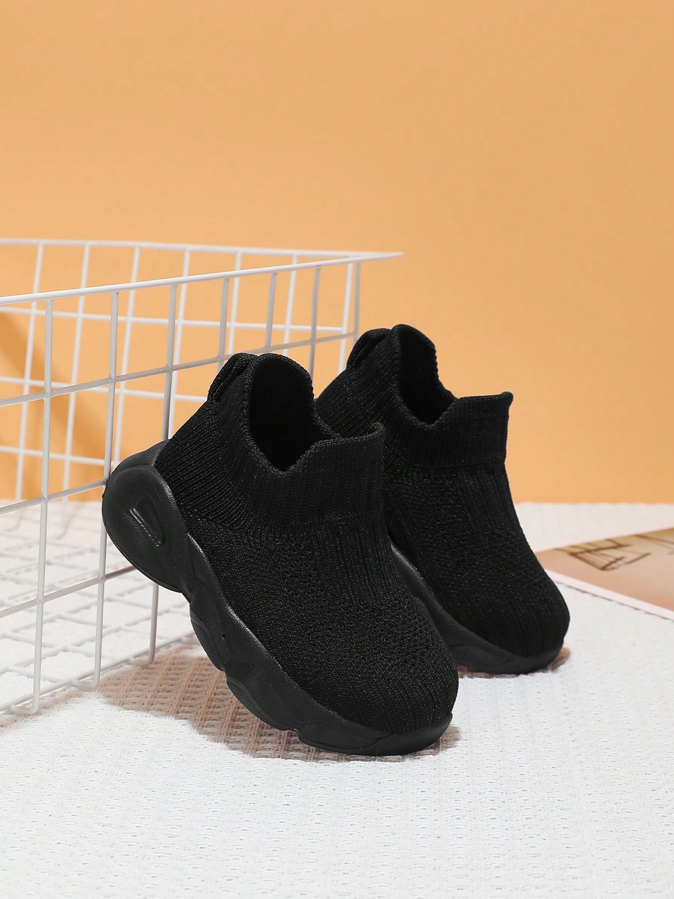 Bebé Chicos Zapatillas deportivas slip on tejido transpirable con anti ...