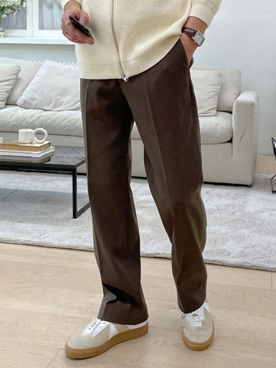 DAZY Men Slant Pocket Straight Leg Pants | SHEIN USA