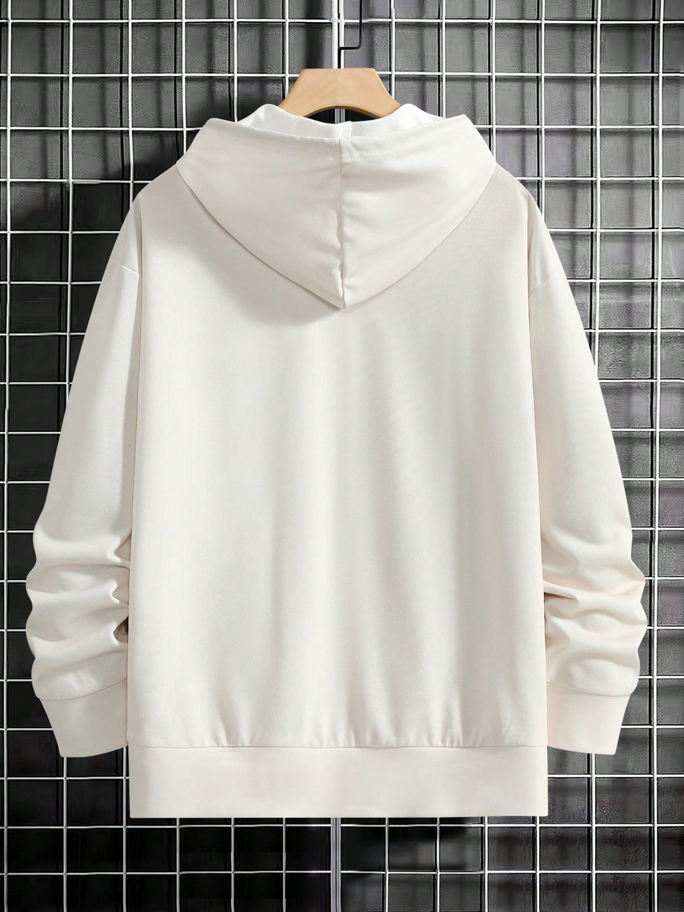 Manfinity EMRG Men Letter & Spider Print Zip Up Drawstring Hoodie | SHEIN USA