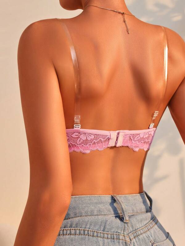 Shein Floral Lace Underwire Bra Shein Usa