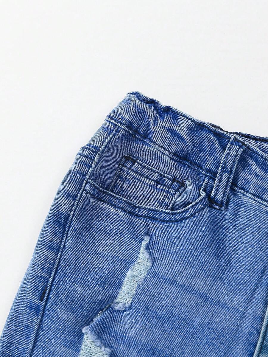 Tween Girl Ripped Skinny Jeans | SHEIN USA