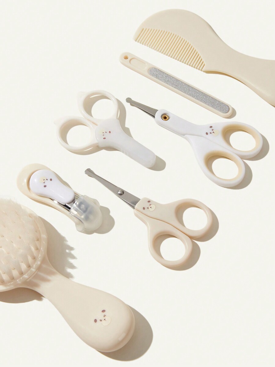 Cozy Cub 7pcs/set Beige Nursing Care Kit | SHEIN UK