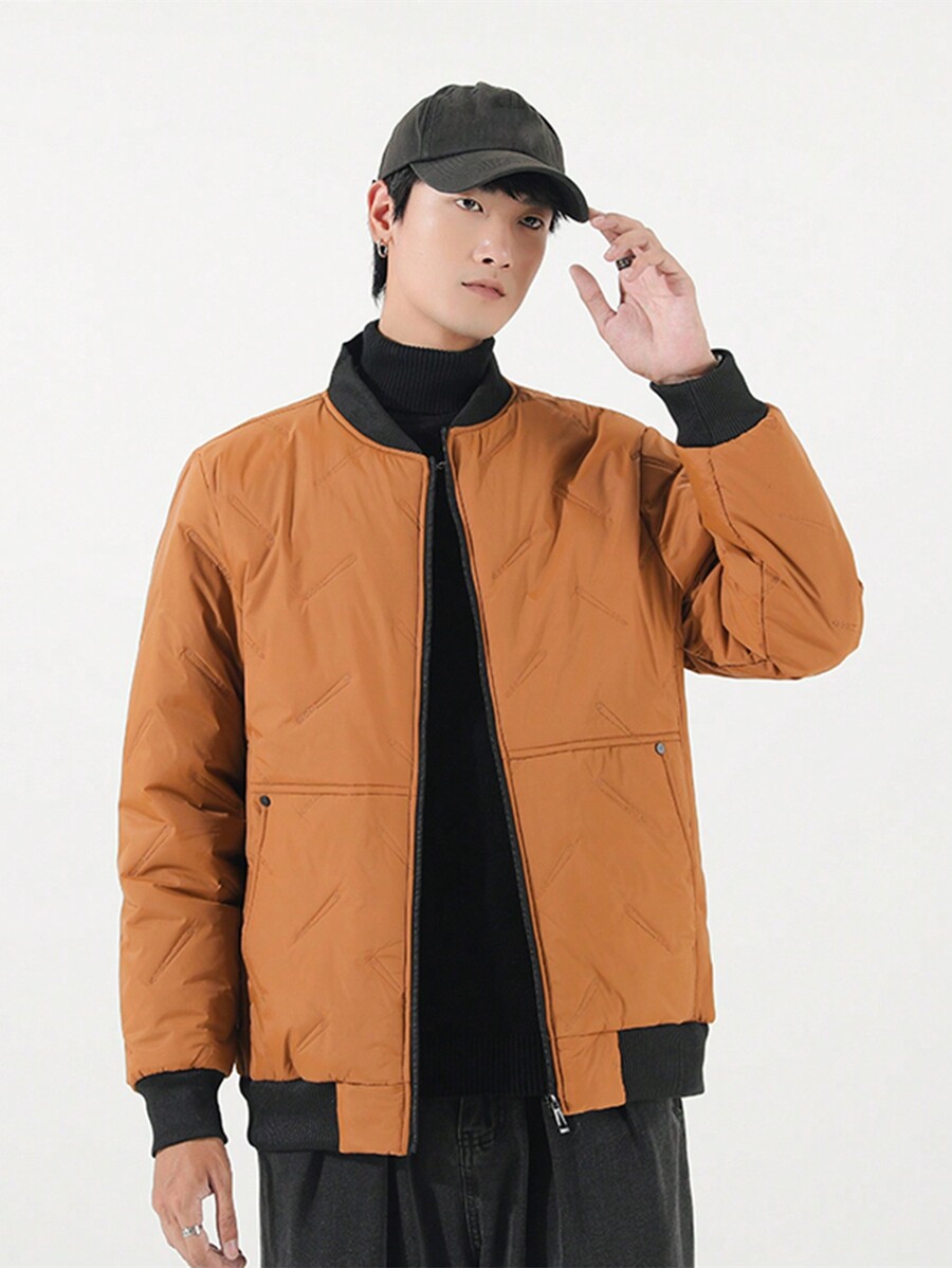 Manfinity Hypemode Men's Extra Oversized Bomber Jacket With Slant ...