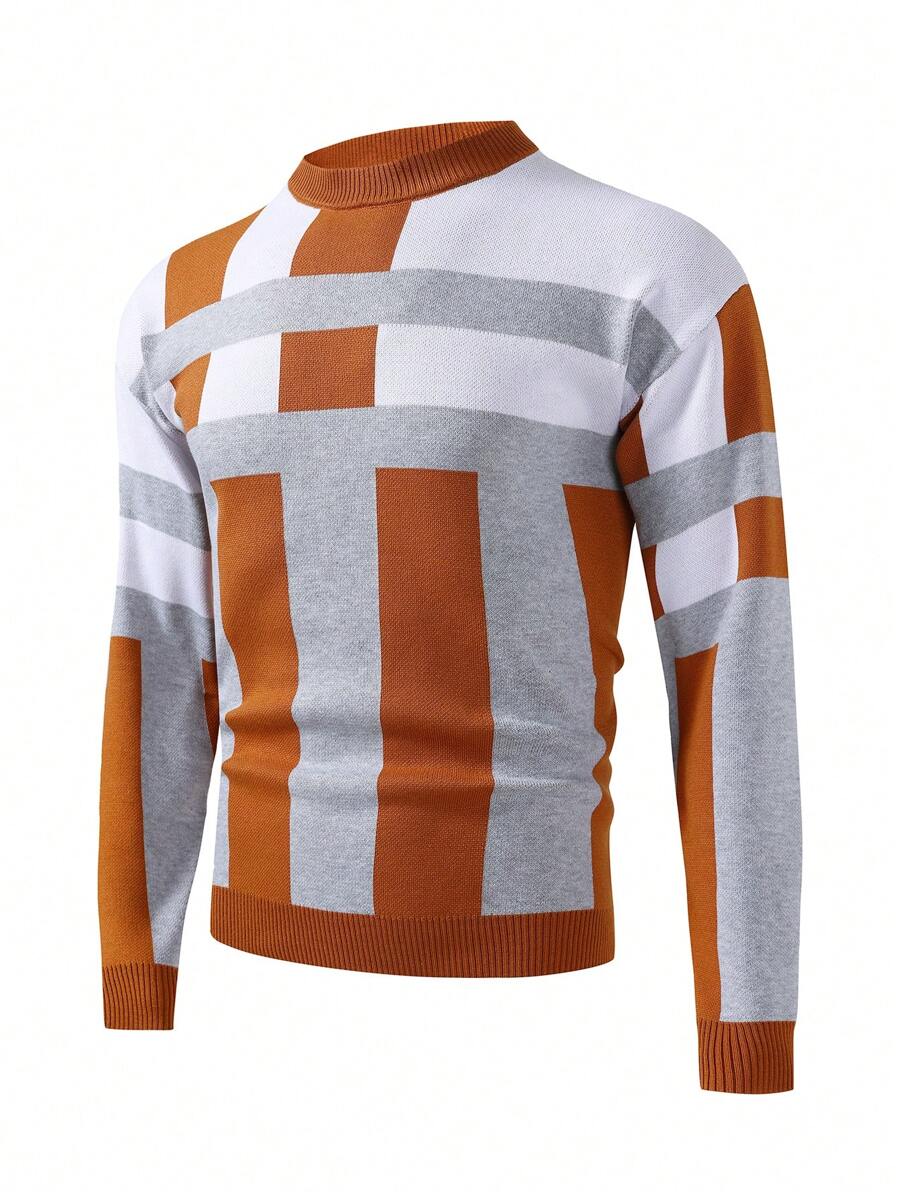 Manfinity LEGND Men Geo Pattern Sweater | SHEIN USA