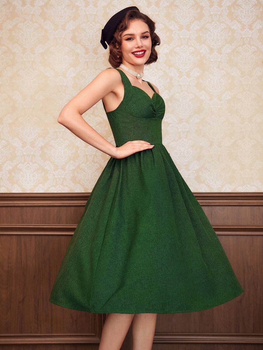 SHEIN DECDS Women'S Saint Patrick'S Day Clover Shamrock Ruffle Chest ...