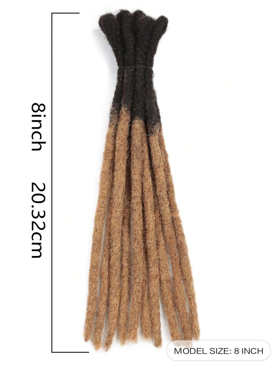 Ombre Pre-Looped Top Dreadlocks Extensions 100% Human Hair Permanent ...