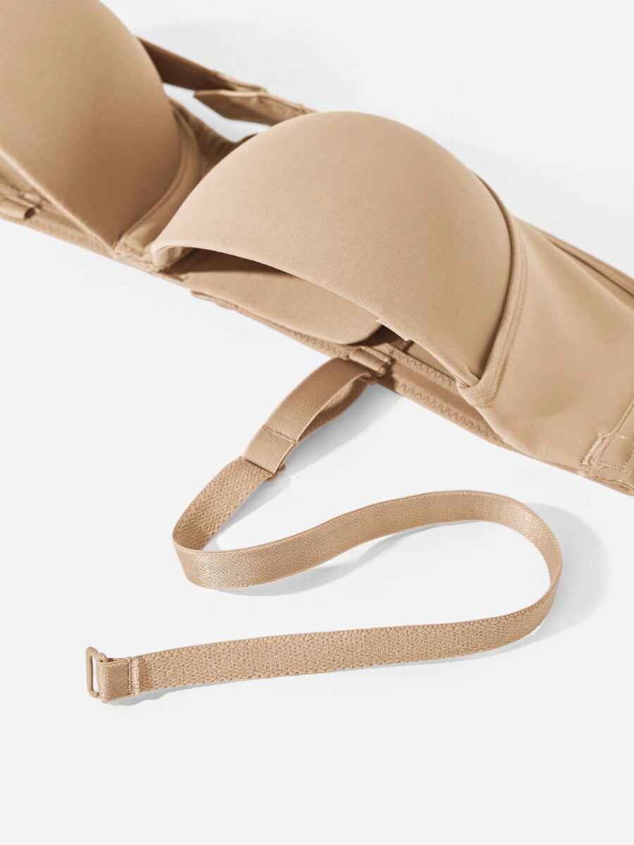 LUVLETTE Dream Curve Support + Strapless Front-Close Push-Up Half Bra ...