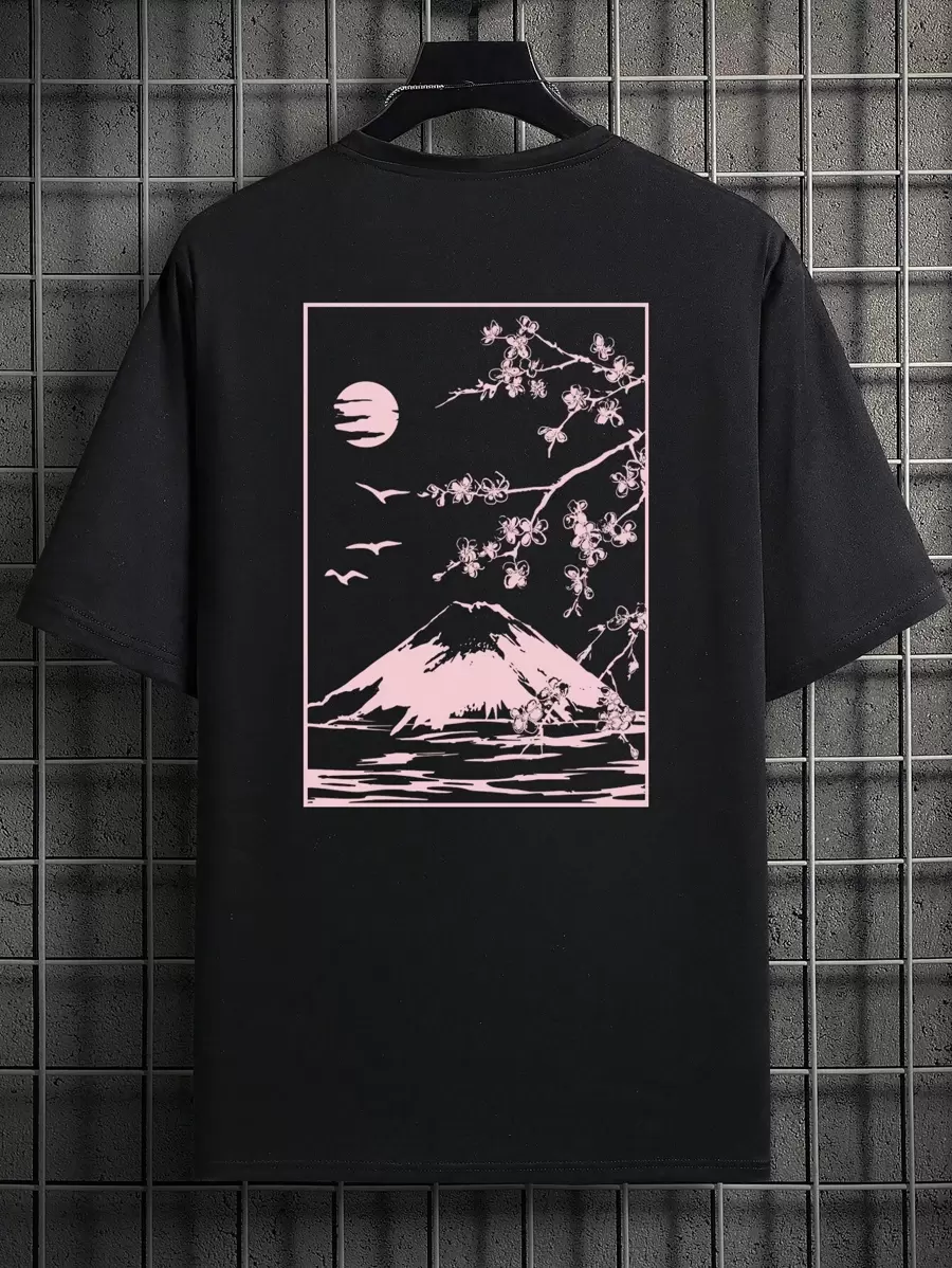 Manfinity Hypemode Men Mountain Print Tee | SHEIN USA