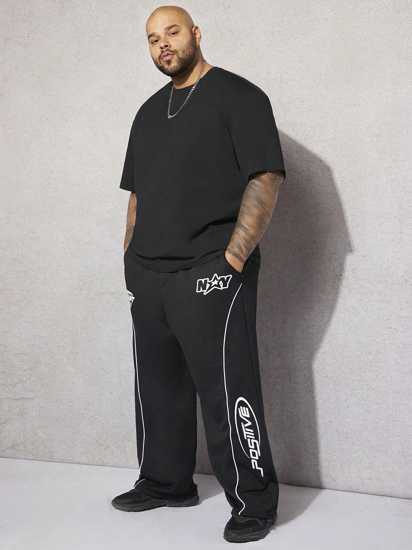 Manfinity EMRG Men Plus Skull & Floral Print Tee | SHEIN USA