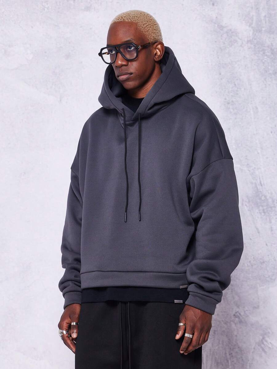 SUMWON Boxy Fit Hoodie With Number Print | SHEIN USA