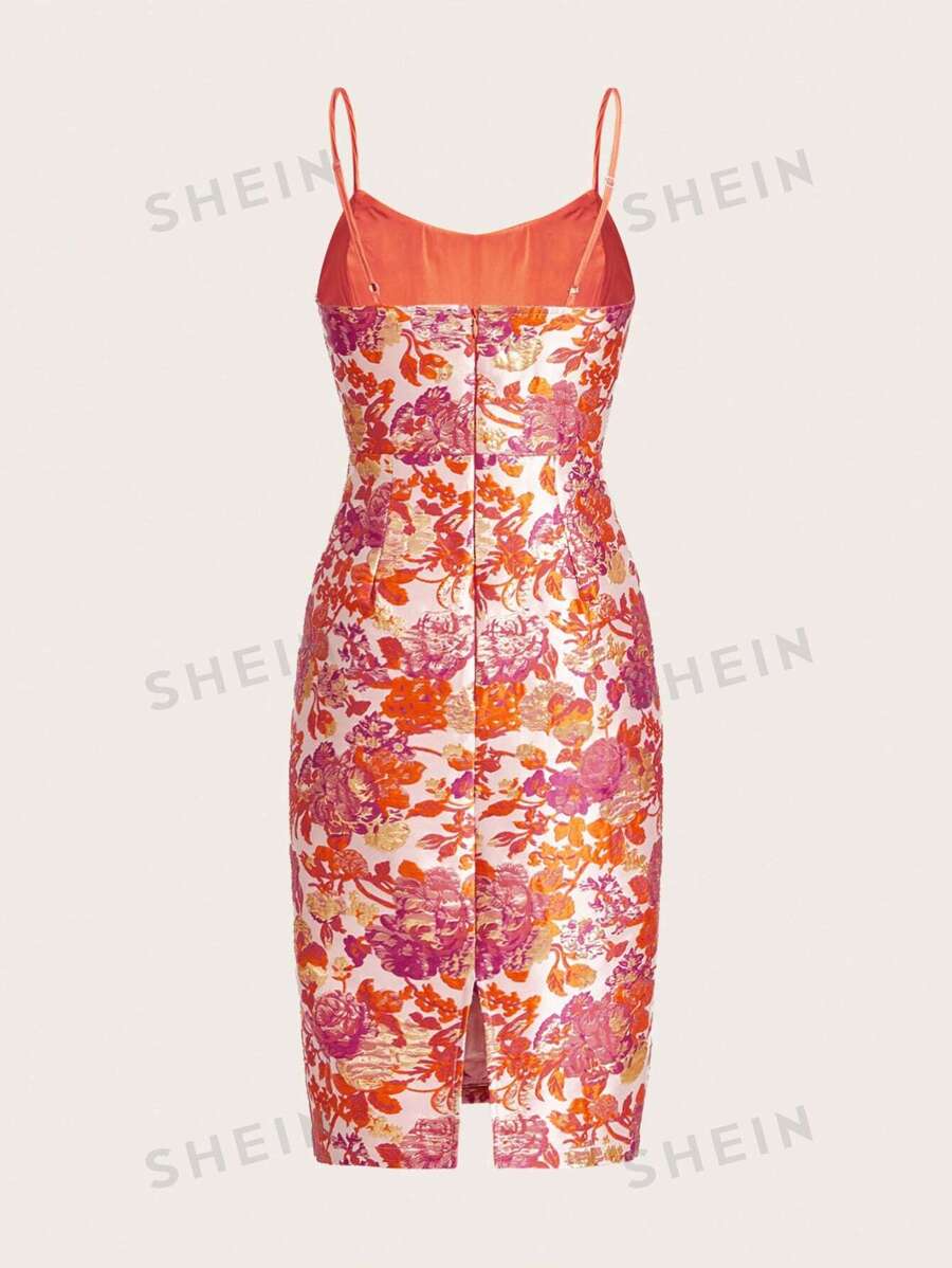 Shein Bae Allover Floral Print Cami Dress Shein Usa