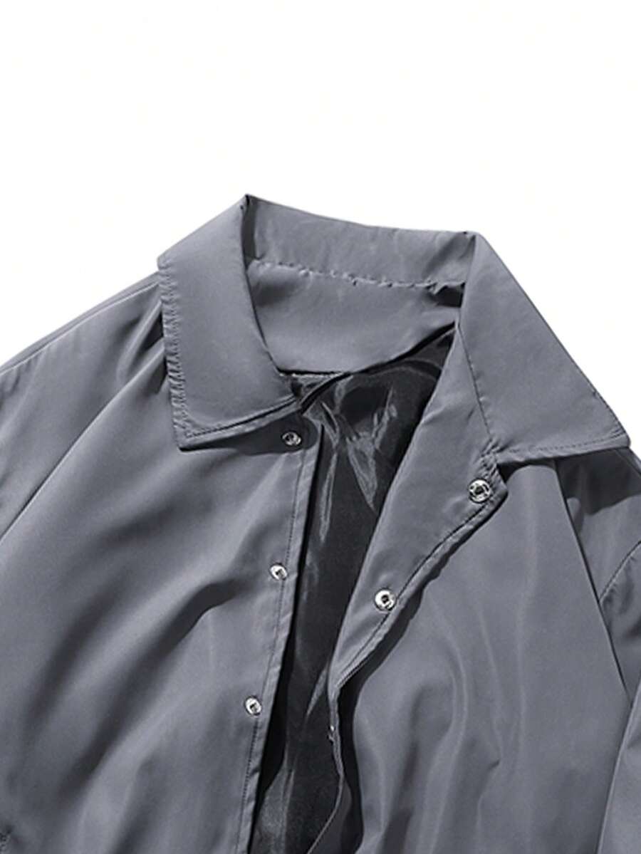 Men Zip Up Slant Pocket Jacket | SHEIN USA