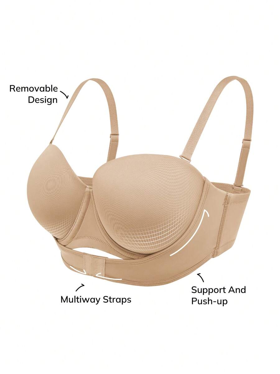 Luvlette Strapless Front-Close Push-up Bra | SHEIN USA