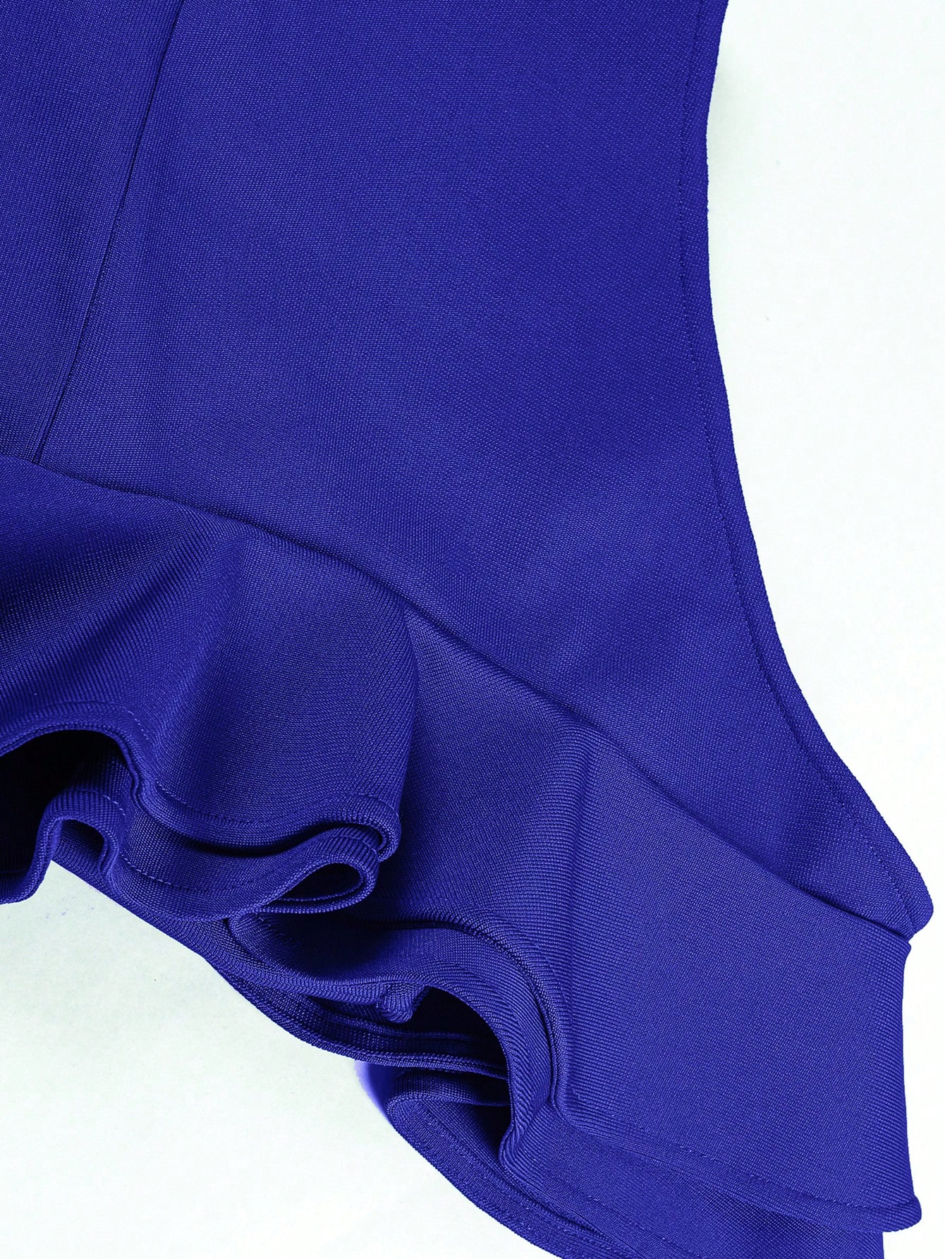 ADYCE One Shoulder Exaggerated Ruffle Cocktail Party Bodycon Bandage ...