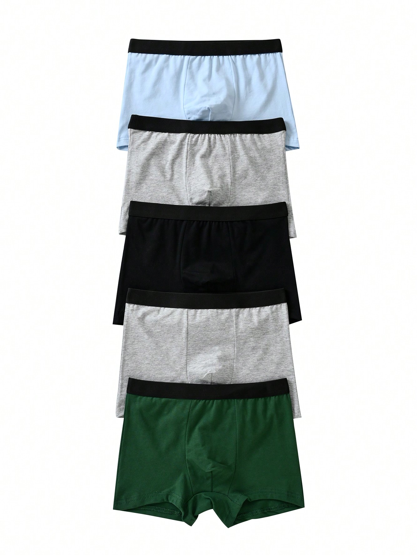Tween Boy 5pack Contrast Tape Boxer Brief | SHEIN USA