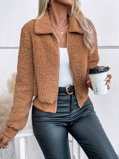 Search teddy jacket | SHEIN USA