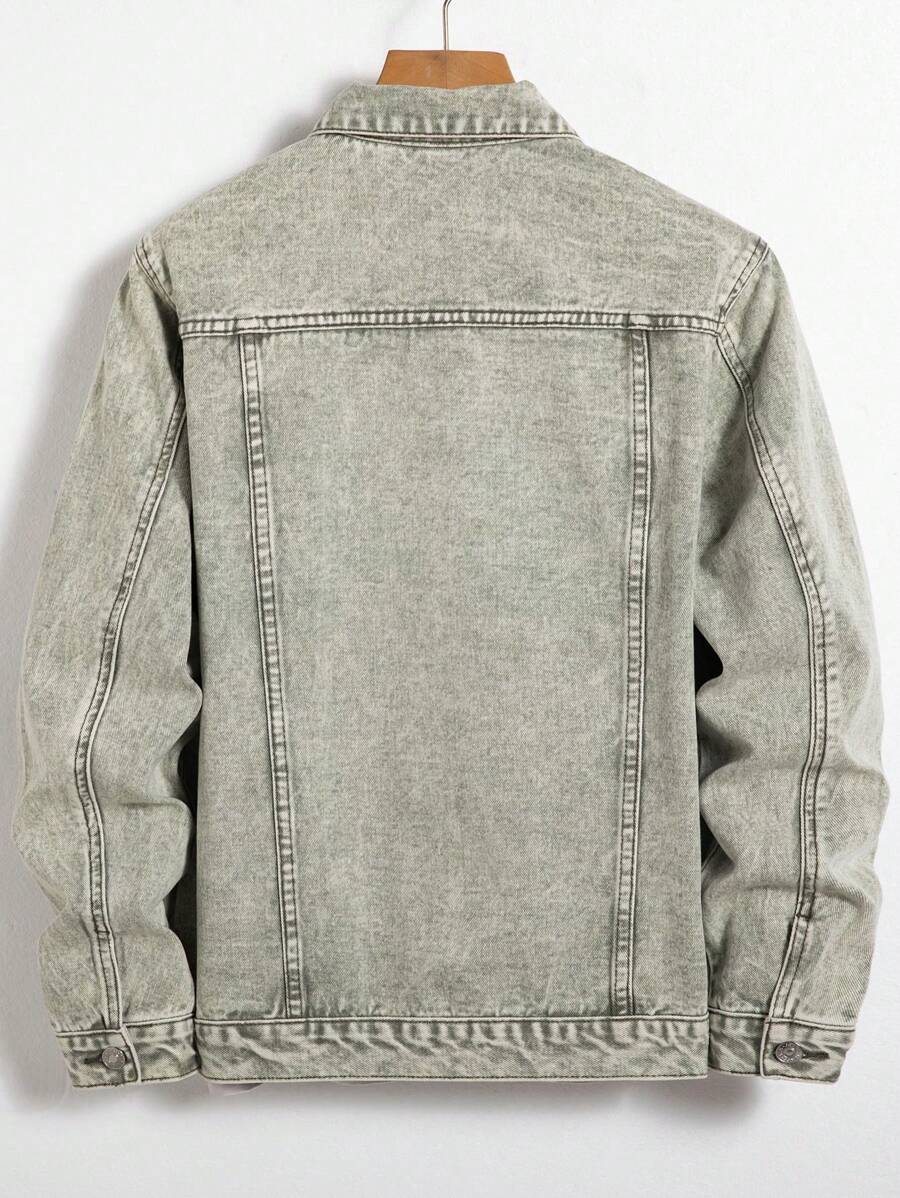 Manfinity Hypemode Men's Vintage Denim Jacket | SHEIN USA