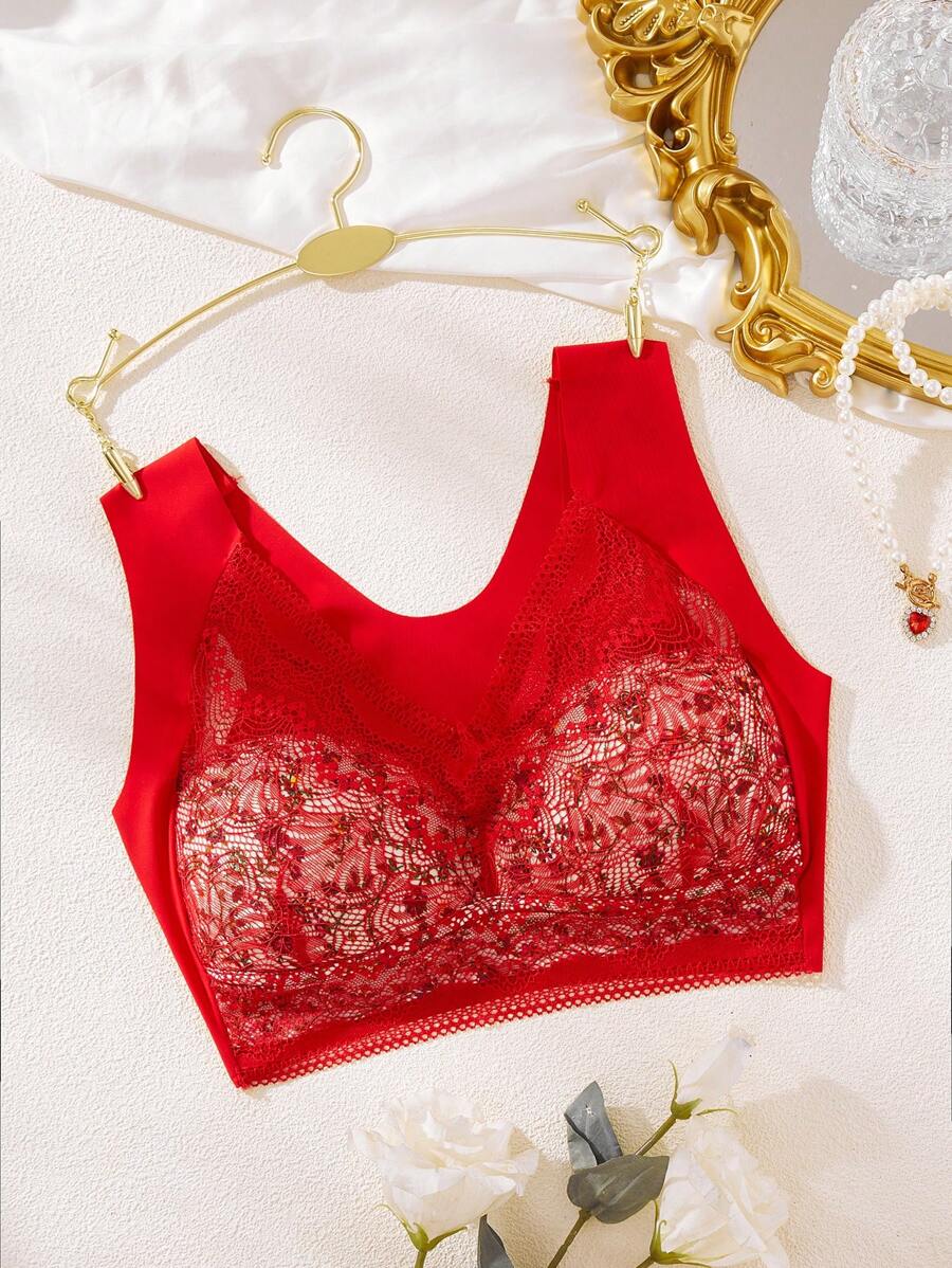 Floral Lace Bralette Shein Usa