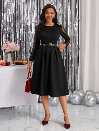 Search black church dress | SHEIN USA