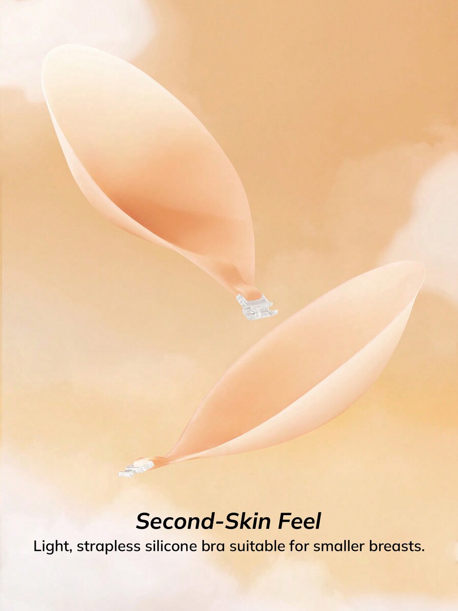 LUVLETTE Backless Push Up Strapless Sticky Invisible Silicone Adhesive ...
