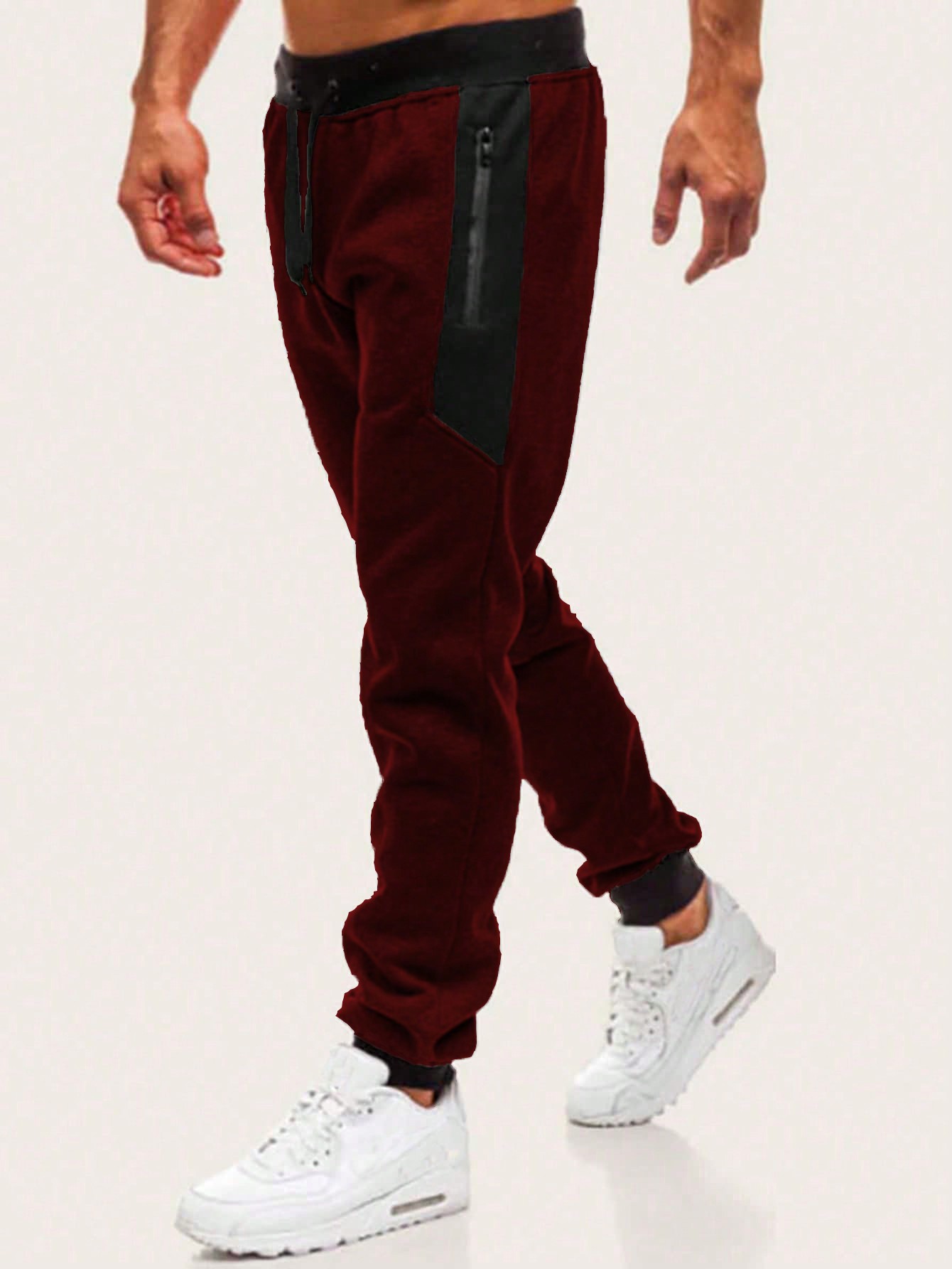 Manfinity Homme Men's Colorblock Drawstring Sweatpants | SHEIN USA