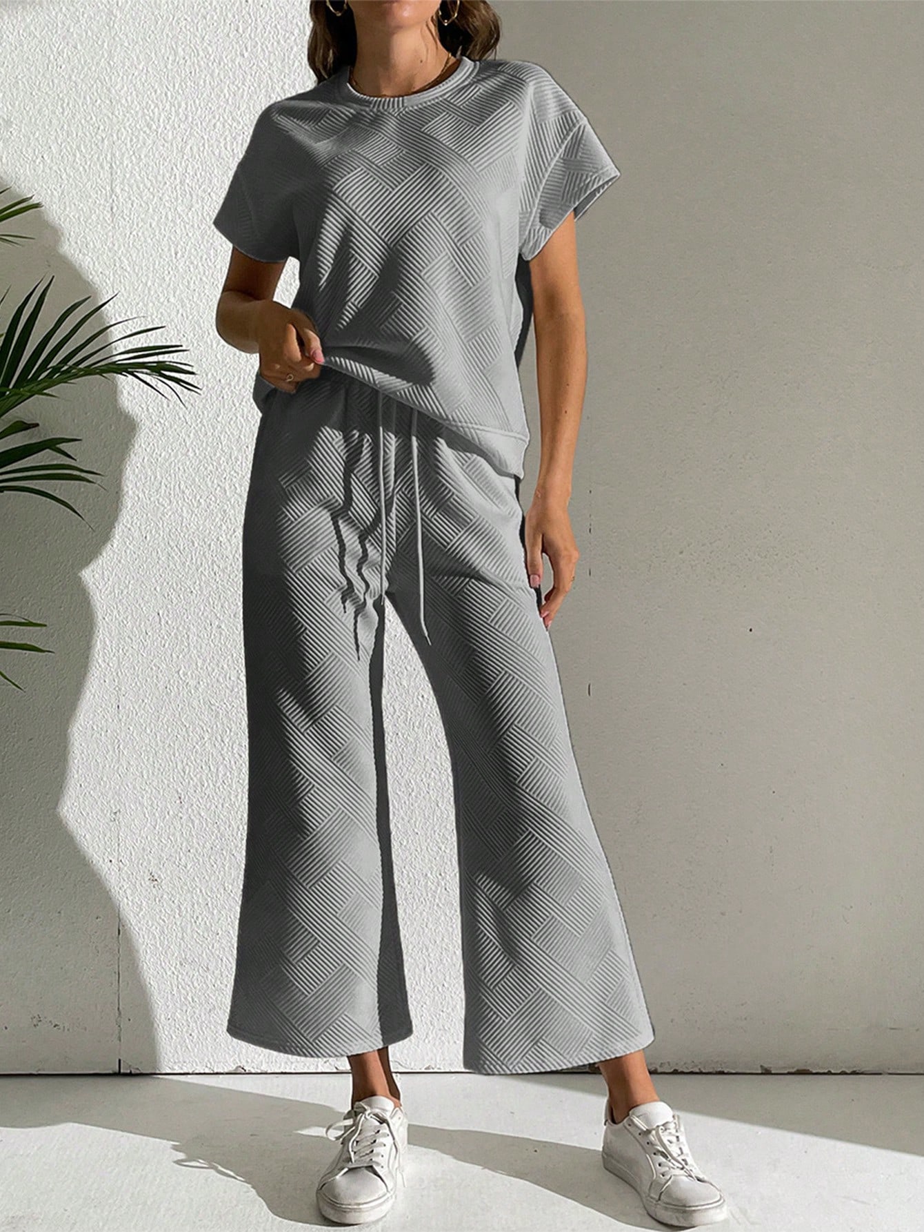 short sleeve shirts &pants set | SHEIN USA