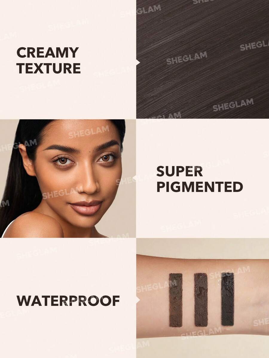 SHEGLAM Boss Brow Waterproof Pomade-Soft Brown Valentine's Day Decor ...