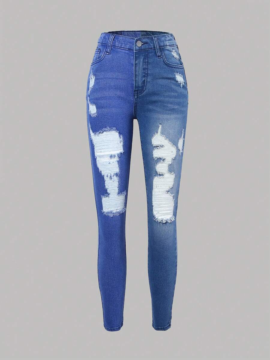 Tween Girl Ripped Jeans | SHEIN USA