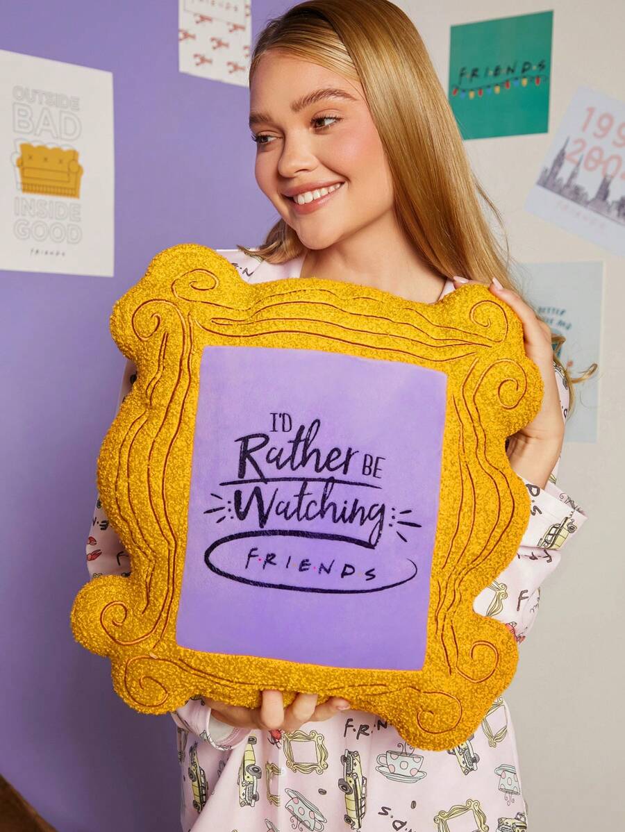 FRIENDS X SHEIN Picture Frame 3d Decorative Pillow | SHEIN USA