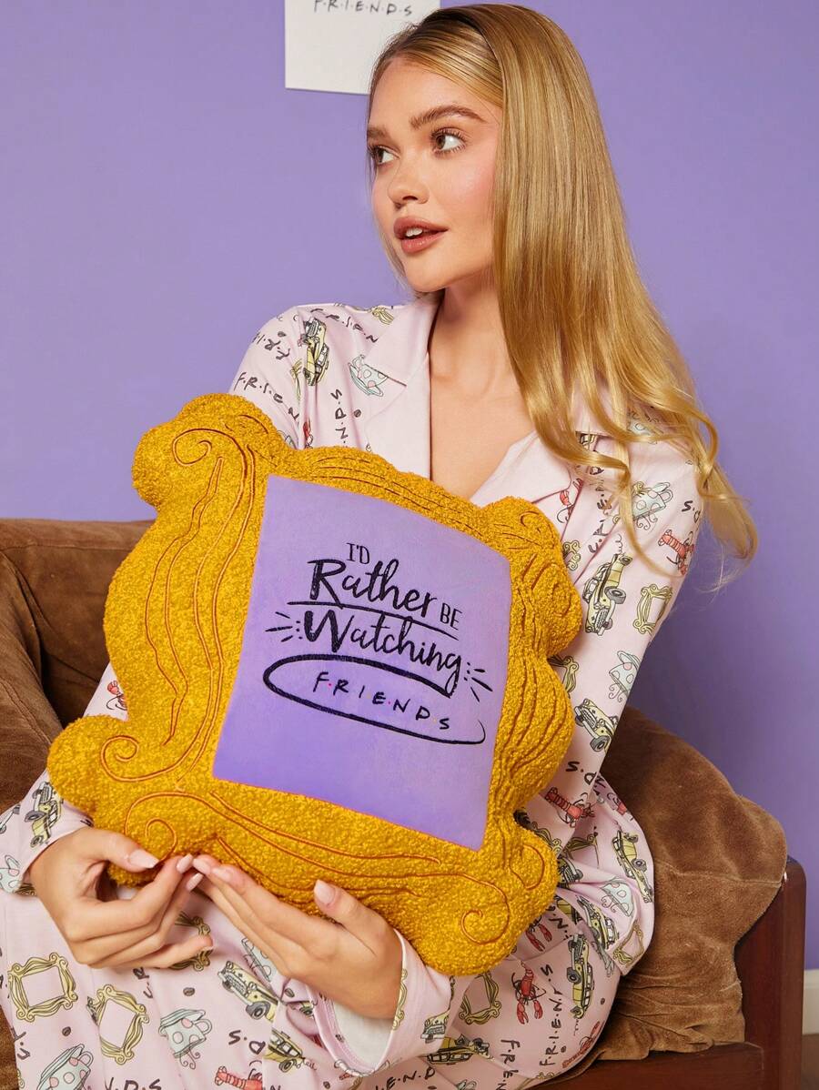 FRIENDS X SHEIN Picture Frame 3d Decorative Pillow | SHEIN USA