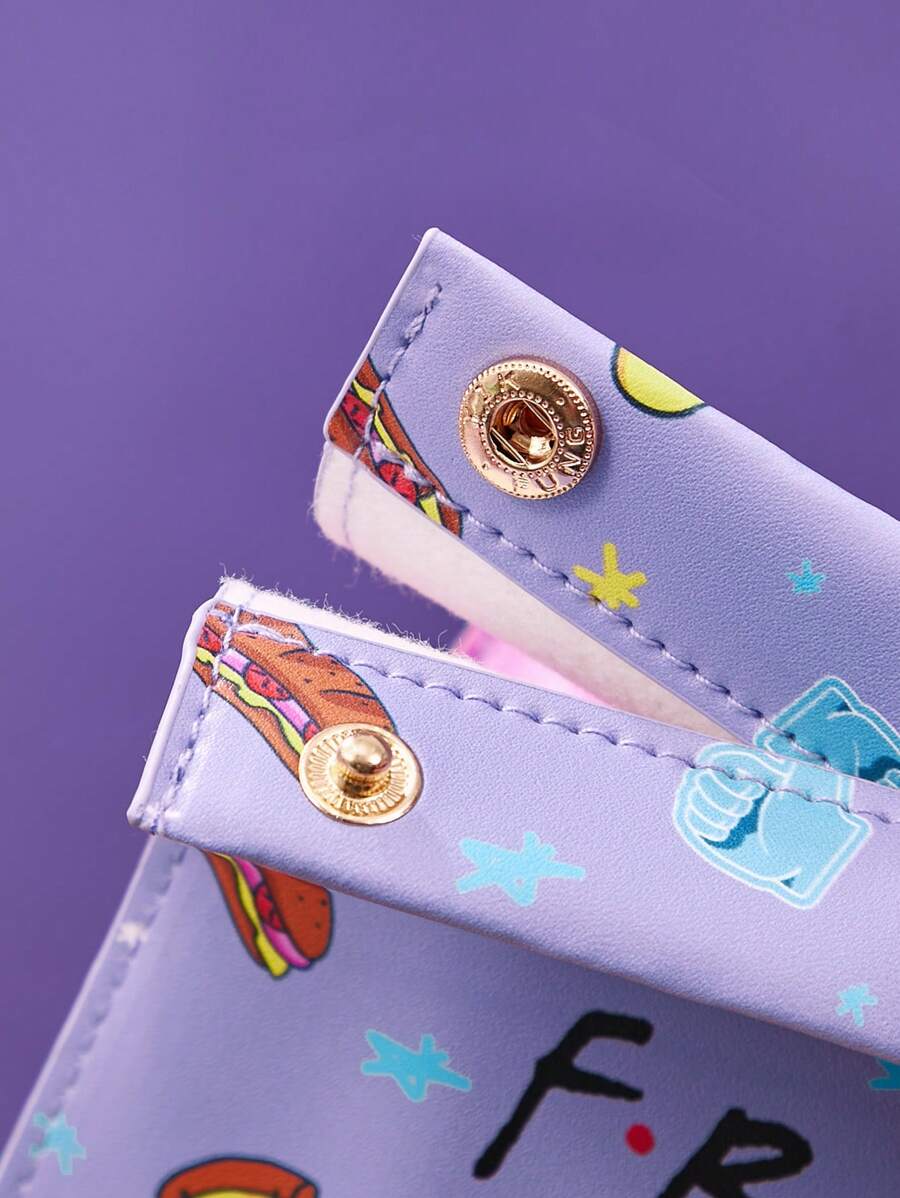 FRIENDS X SHEIN Purple Tissue Box Cover | SHEIN USA