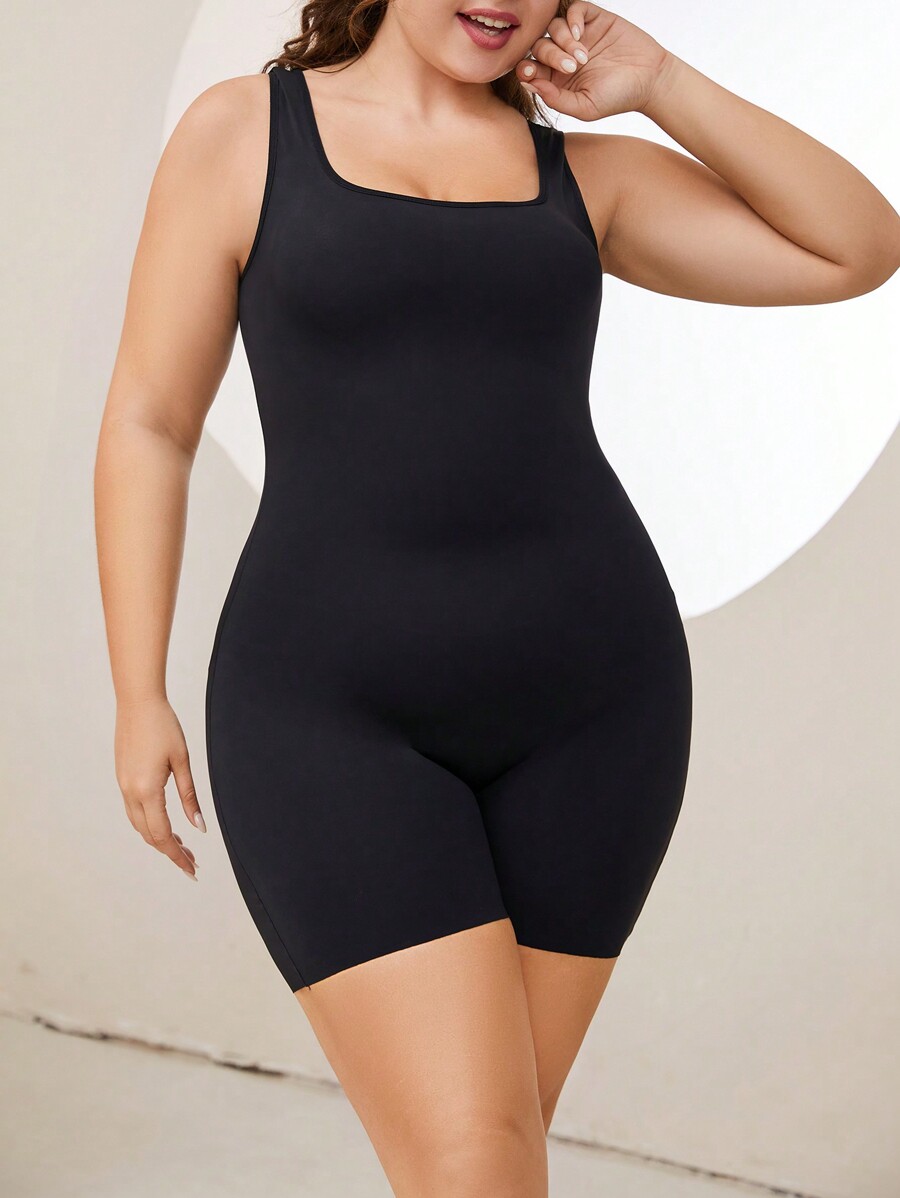 Talla grande unicolor Faja Mono | Mode de Mujer | SHEIN España