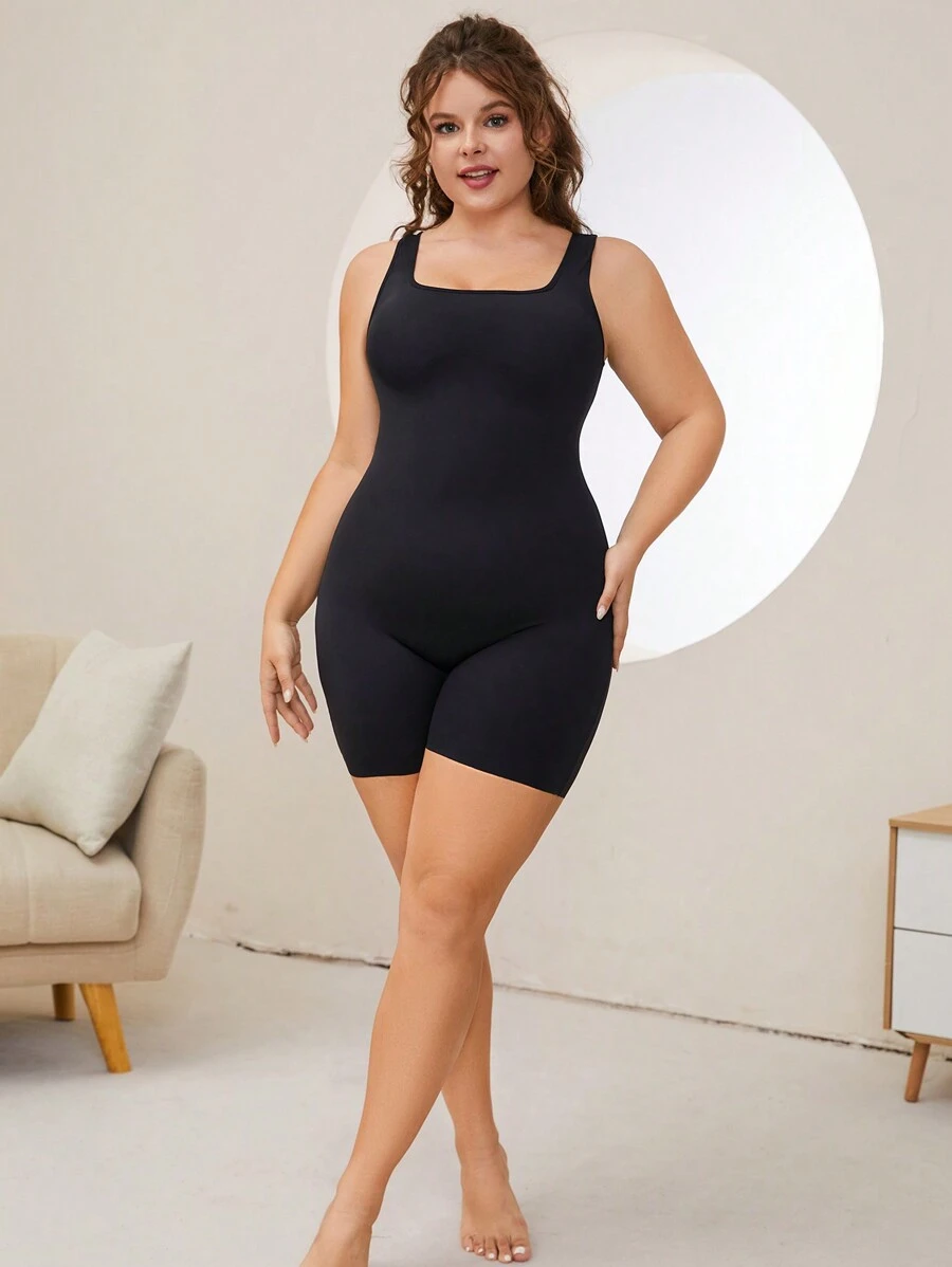 Talla grande unicolor Faja Mono | Mode de Mujer | SHEIN España