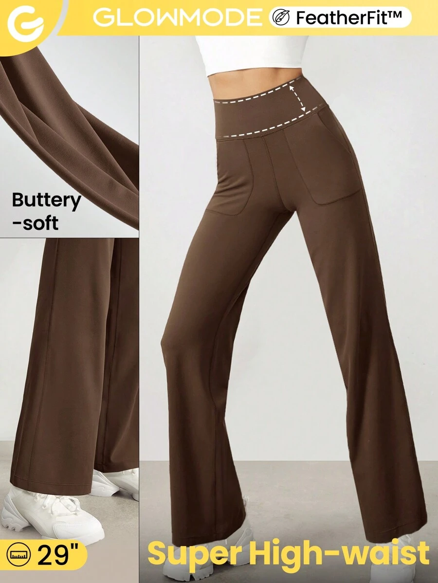 GLOWMODE 29" FeatherFit™ Easy Into It-legging met ultrahoge taille en zak | SHEIN Nederland