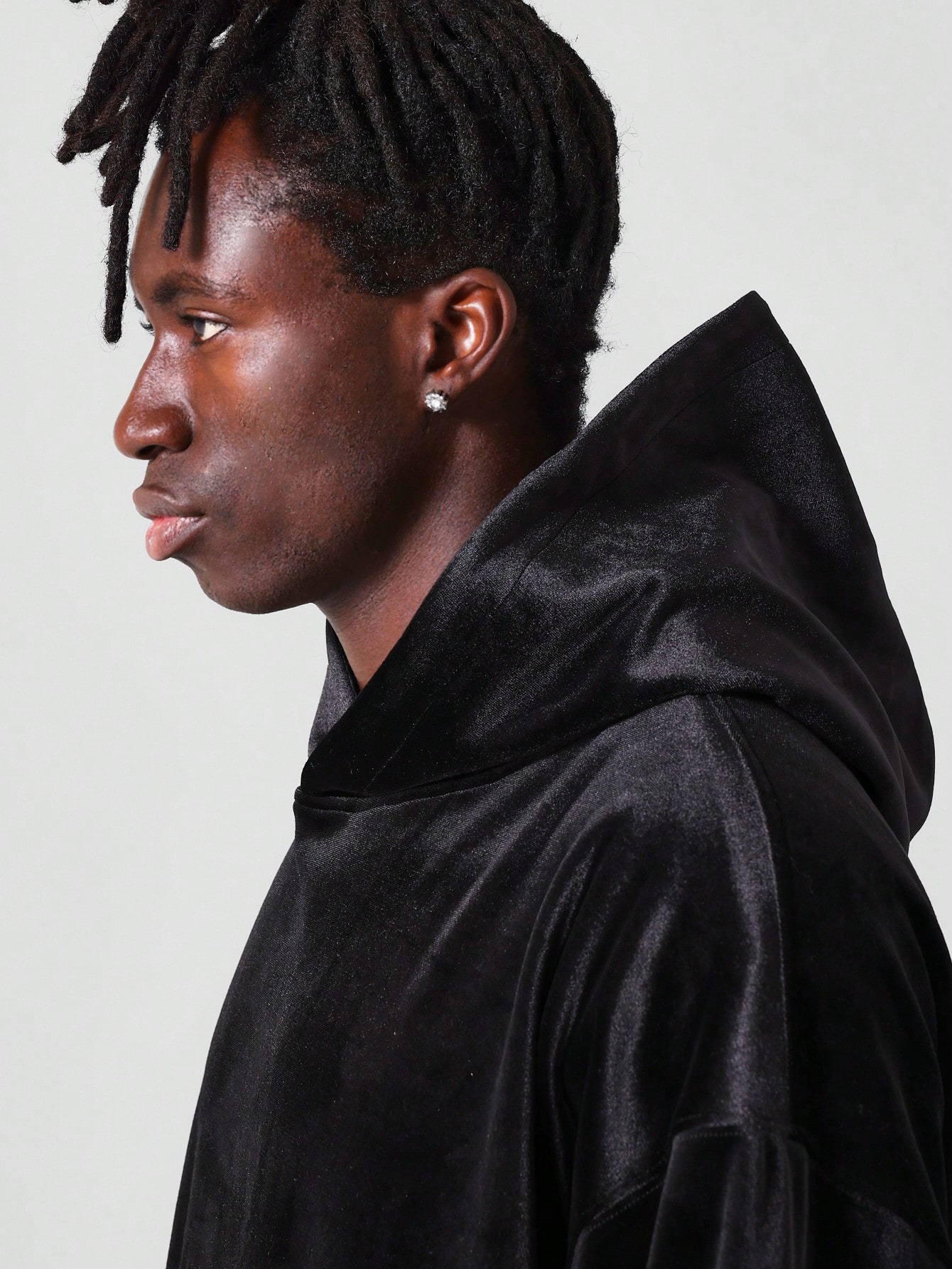 SUMWON Regular Fit Essential Velour Hoody | SHEIN USA