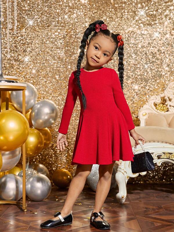 SHEIN Kids Cooltwn Young Girls Dresses for Christmas | SHEIN EUR