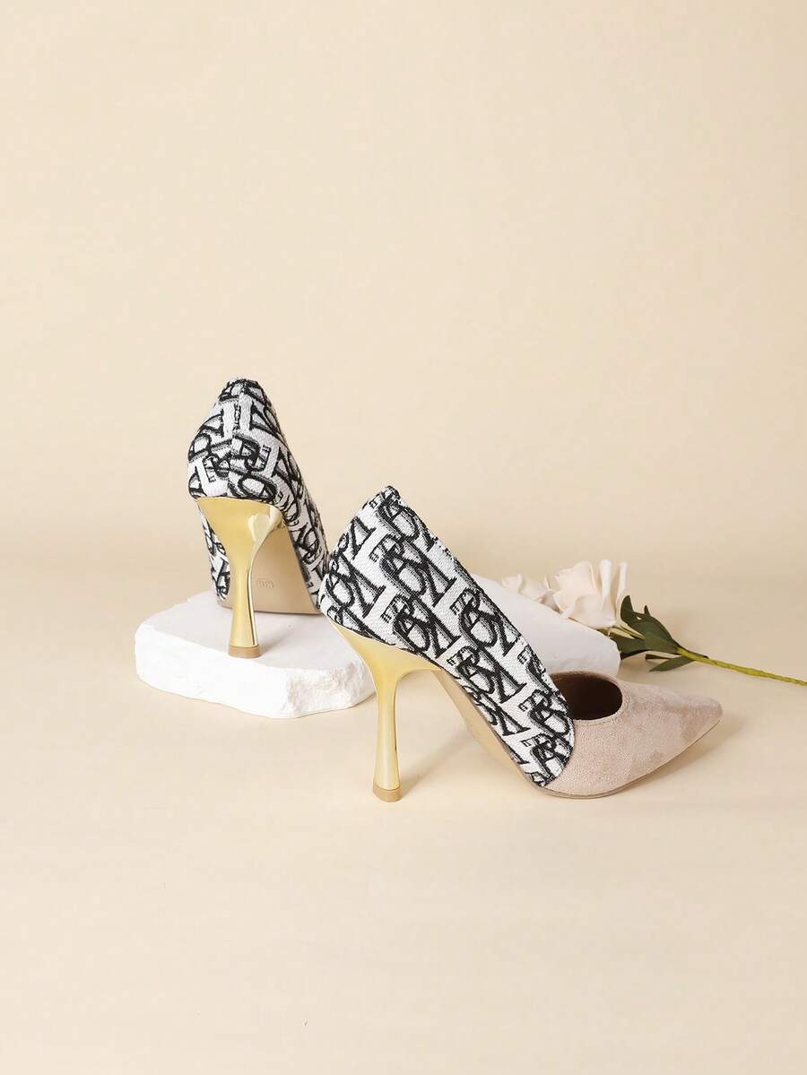 Women's Single High Heel Shoes, Elegant Fine Heel Design, Dating Party ...