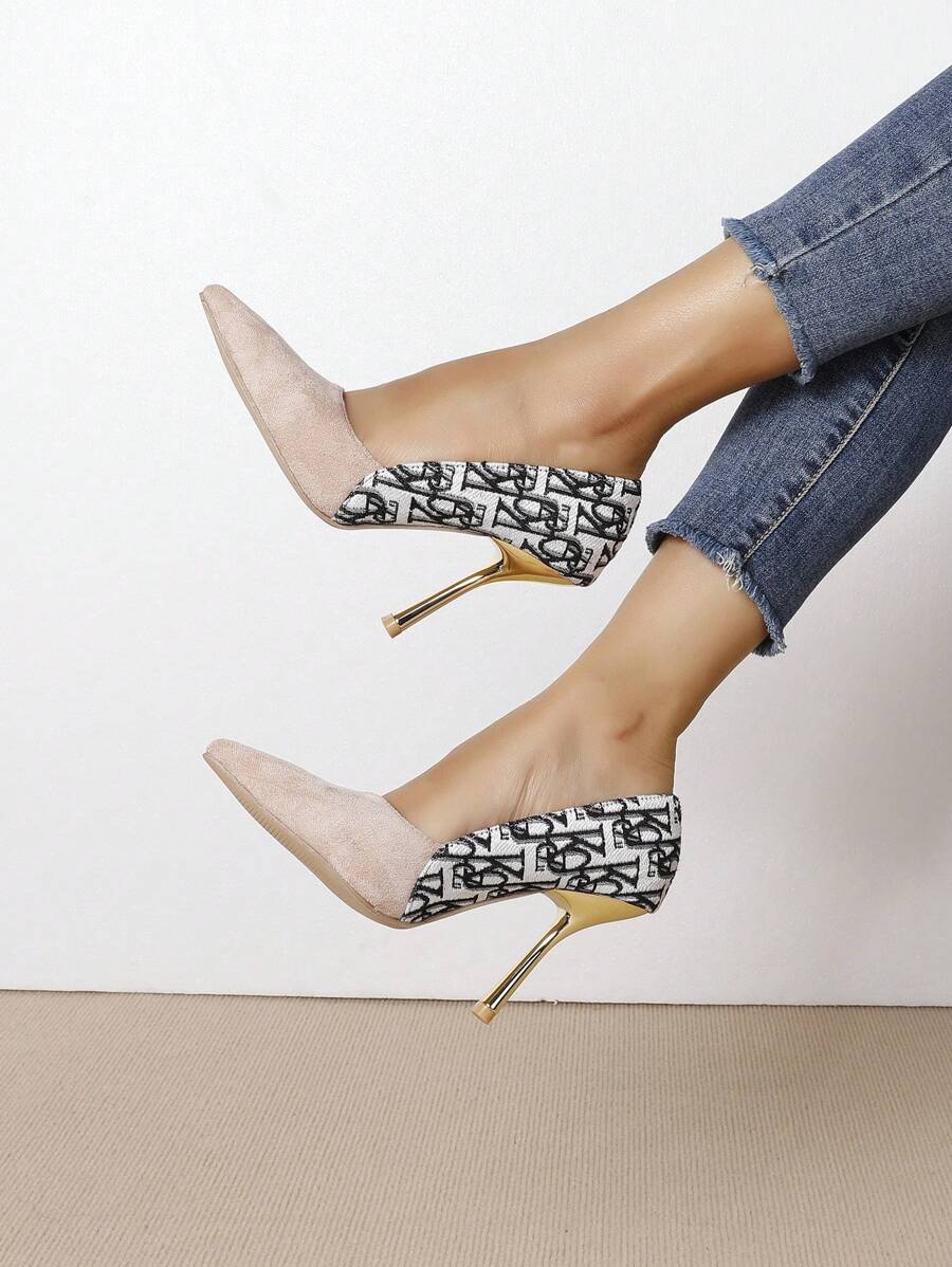 Women's Single High Heel Shoes, Elegant Fine Heel Design, Dating Party ...