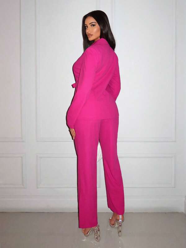 SHEIN SXY Vestido Rosa Para Fiesta De Nochevieja | SHEIN USA