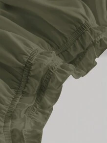 SHEIN MOD Off Shoulder Trumpet Sleeve Dress | SHEIN USA