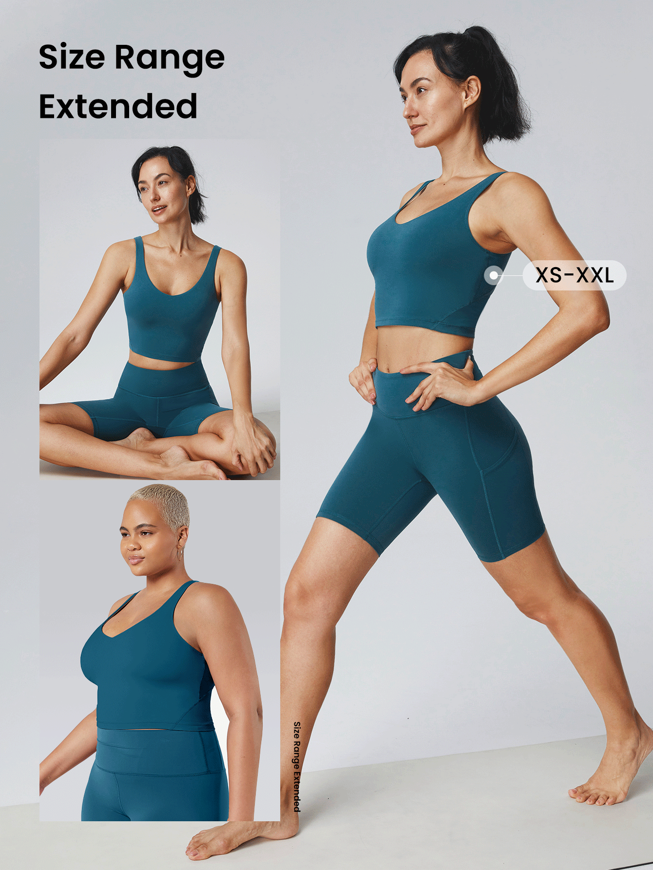 GLOWMODE SHEIN GLOWMODE X Marika Sila FeatherFit™ U Back Cropped Active ...